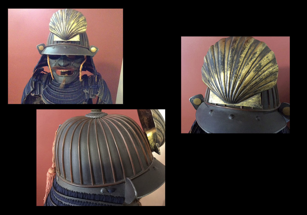 A FINE SUIT OF MID-EDO PERIOD RUSSET IRON ARMOR #000512 | NIHONTO